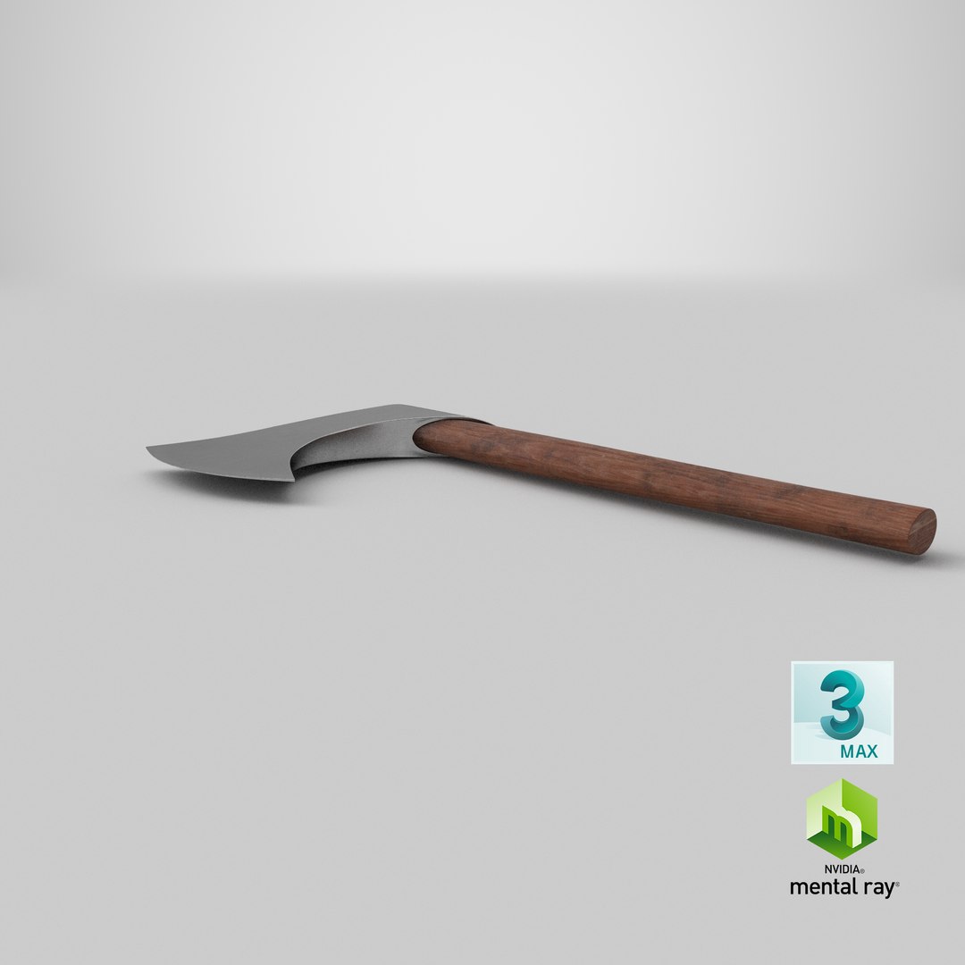 3D Frankish Francisca Throwing Axe Weapon Model - TurboSquid 1624926