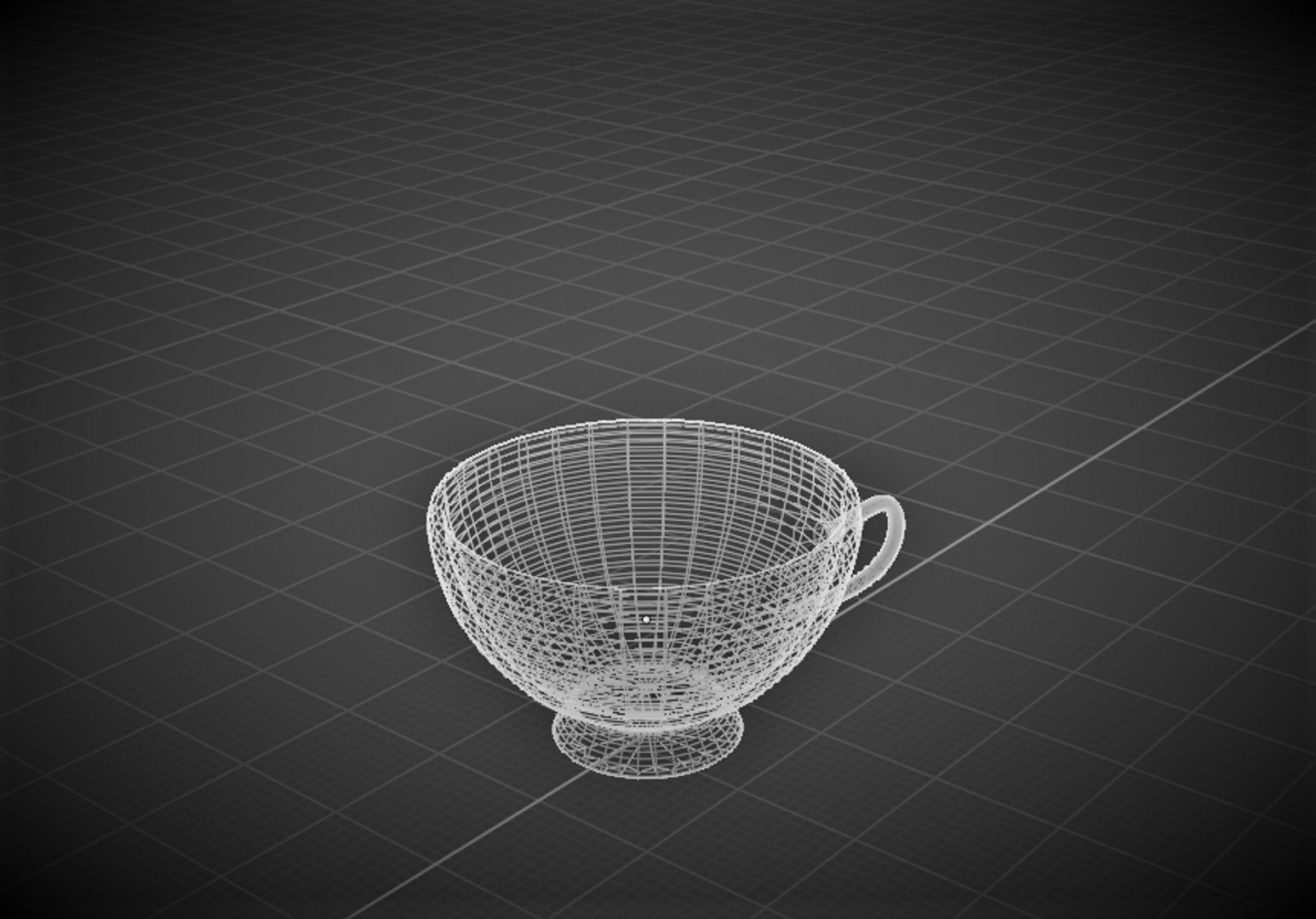 3D model Red teacup - TurboSquid 2122667