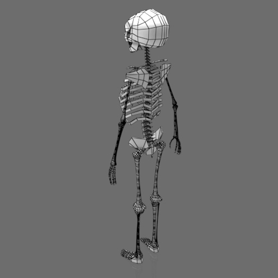 3D human skeleton - TurboSquid 1401306
