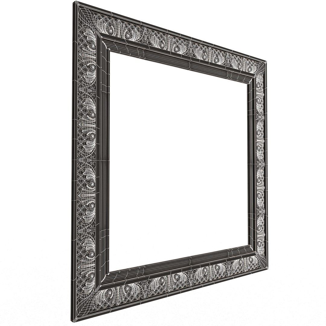 Classic Frame And Mirror 065 Model - TurboSquid 2143244