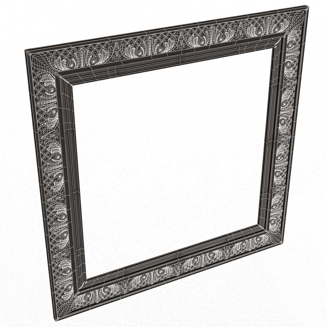 Classic Frame And Mirror 065 Model - TurboSquid 2143244