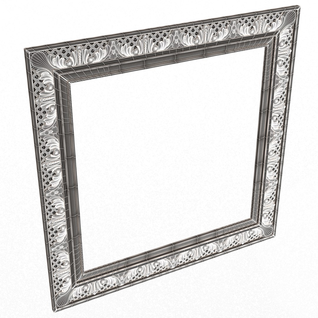 Classic Frame And Mirror 065 Model - TurboSquid 2143244