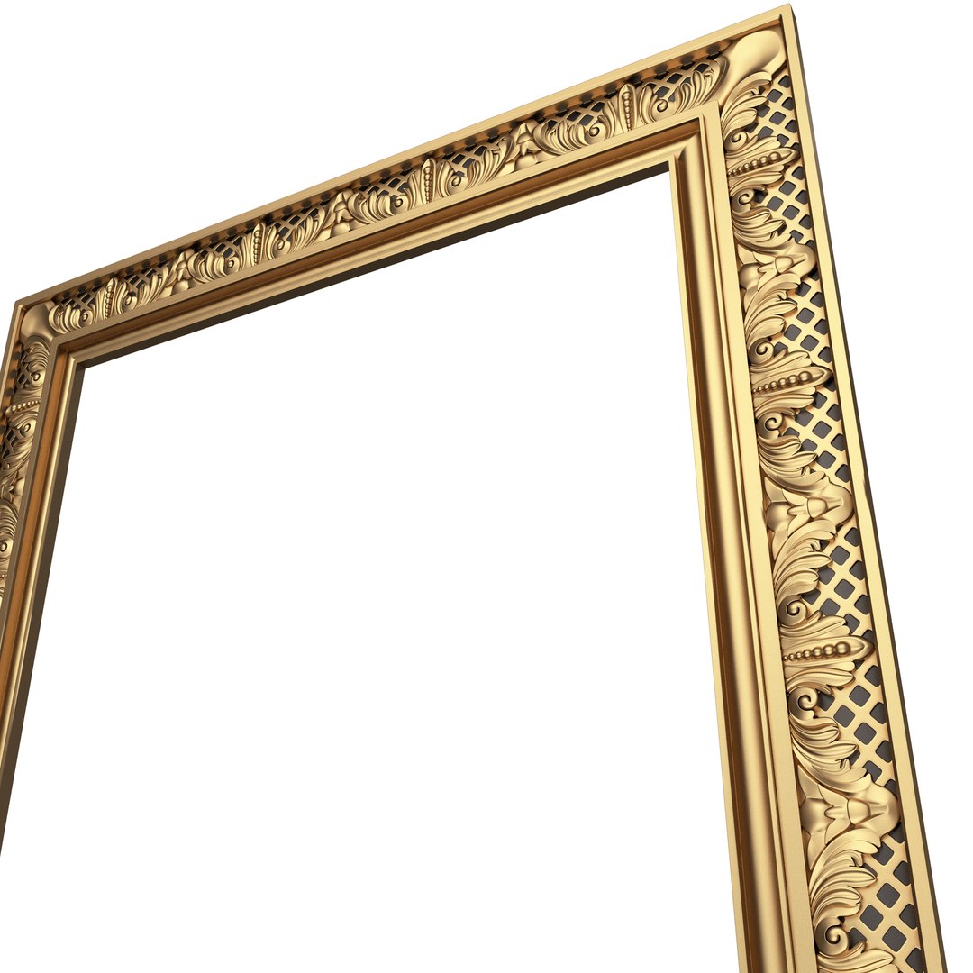 Classic Frame And Mirror 065 Model - TurboSquid 2143244
