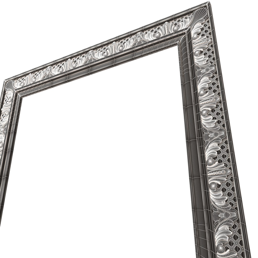 Classic Frame And Mirror 065 Model - TurboSquid 2143244