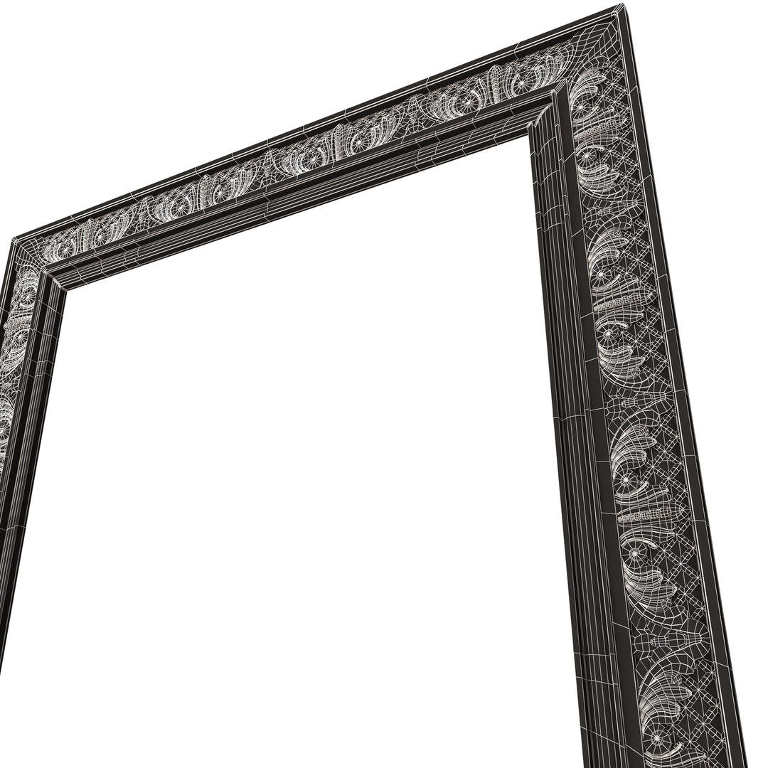 Classic Frame And Mirror 065 Model - TurboSquid 2143244