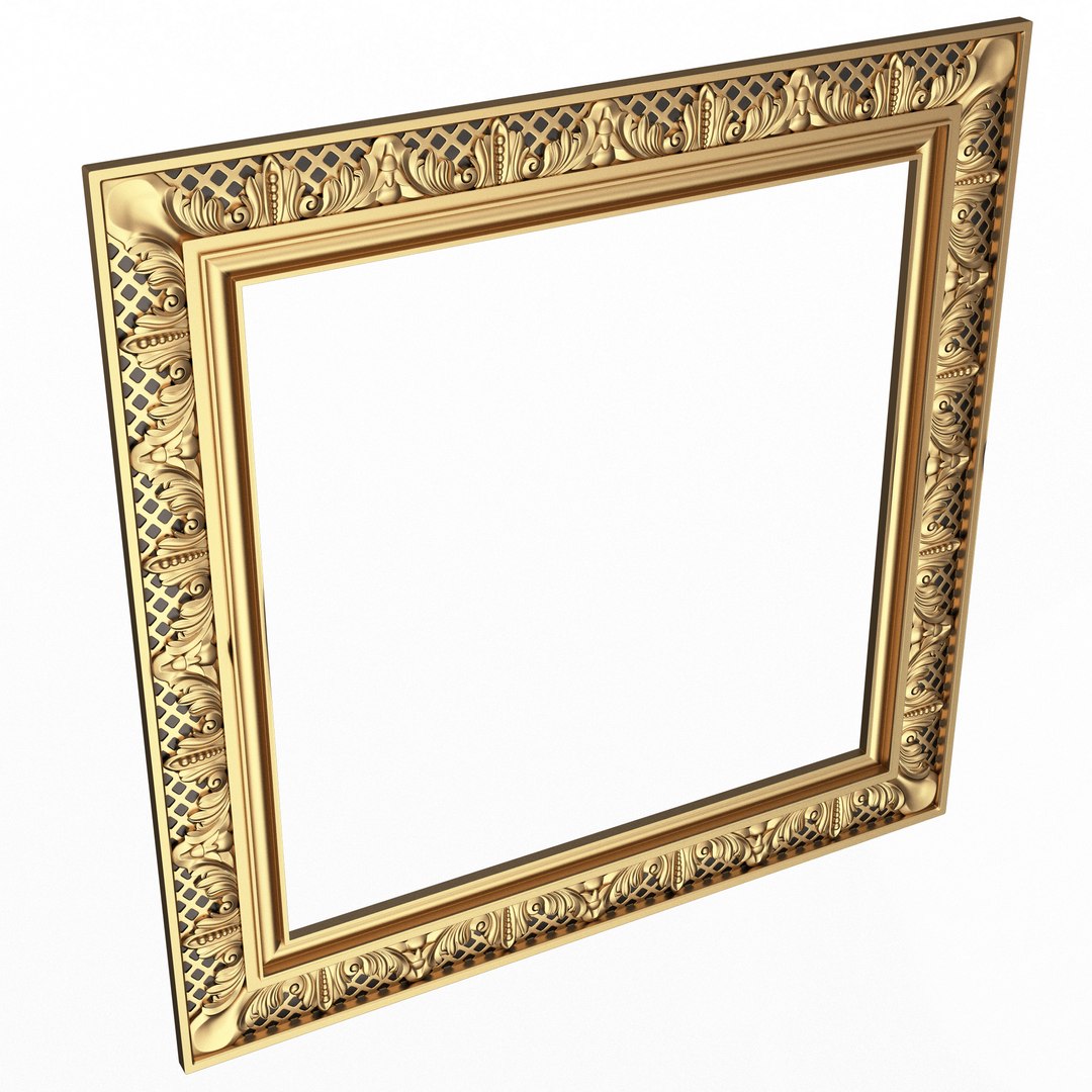Classic Frame And Mirror 065 Model - TurboSquid 2143244