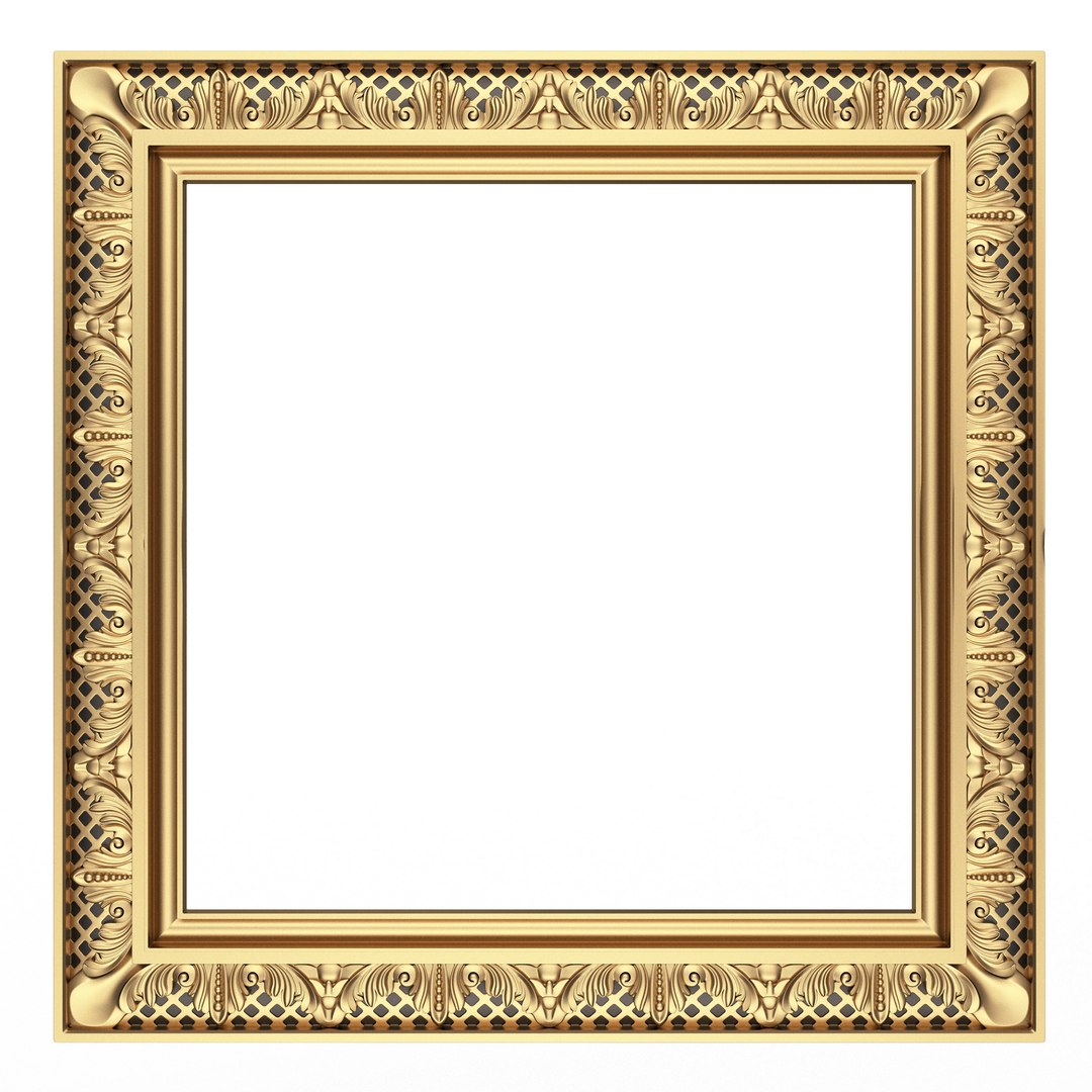 Classic Frame And Mirror 065 Model - TurboSquid 2143244