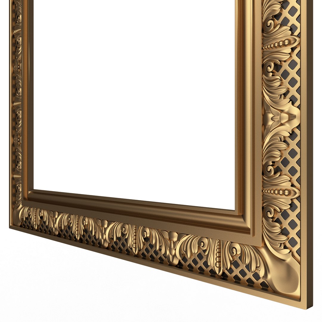 Classic Frame And Mirror 065 Model - TurboSquid 2143244