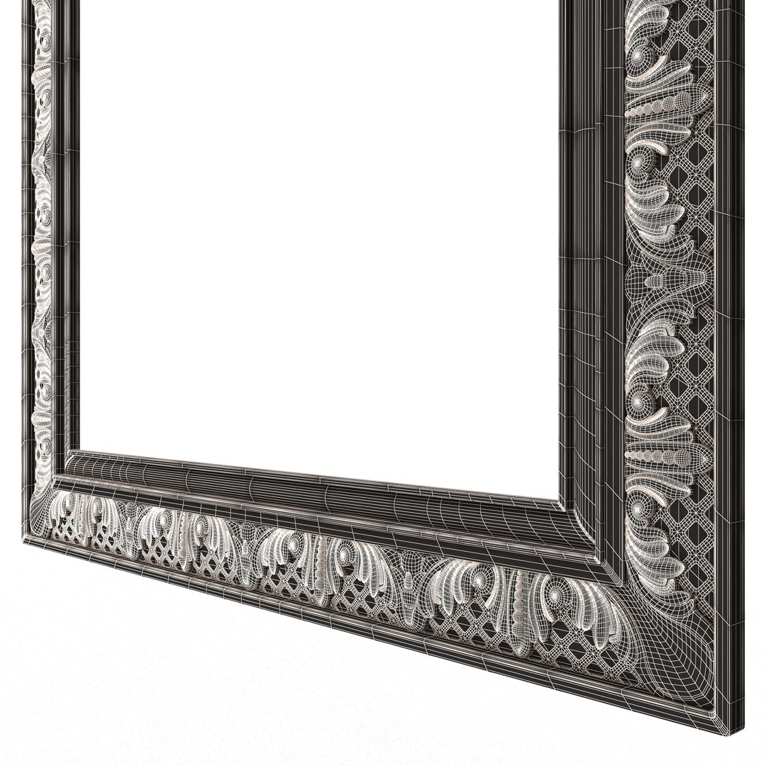 Classic Frame And Mirror 065 Model - TurboSquid 2143244