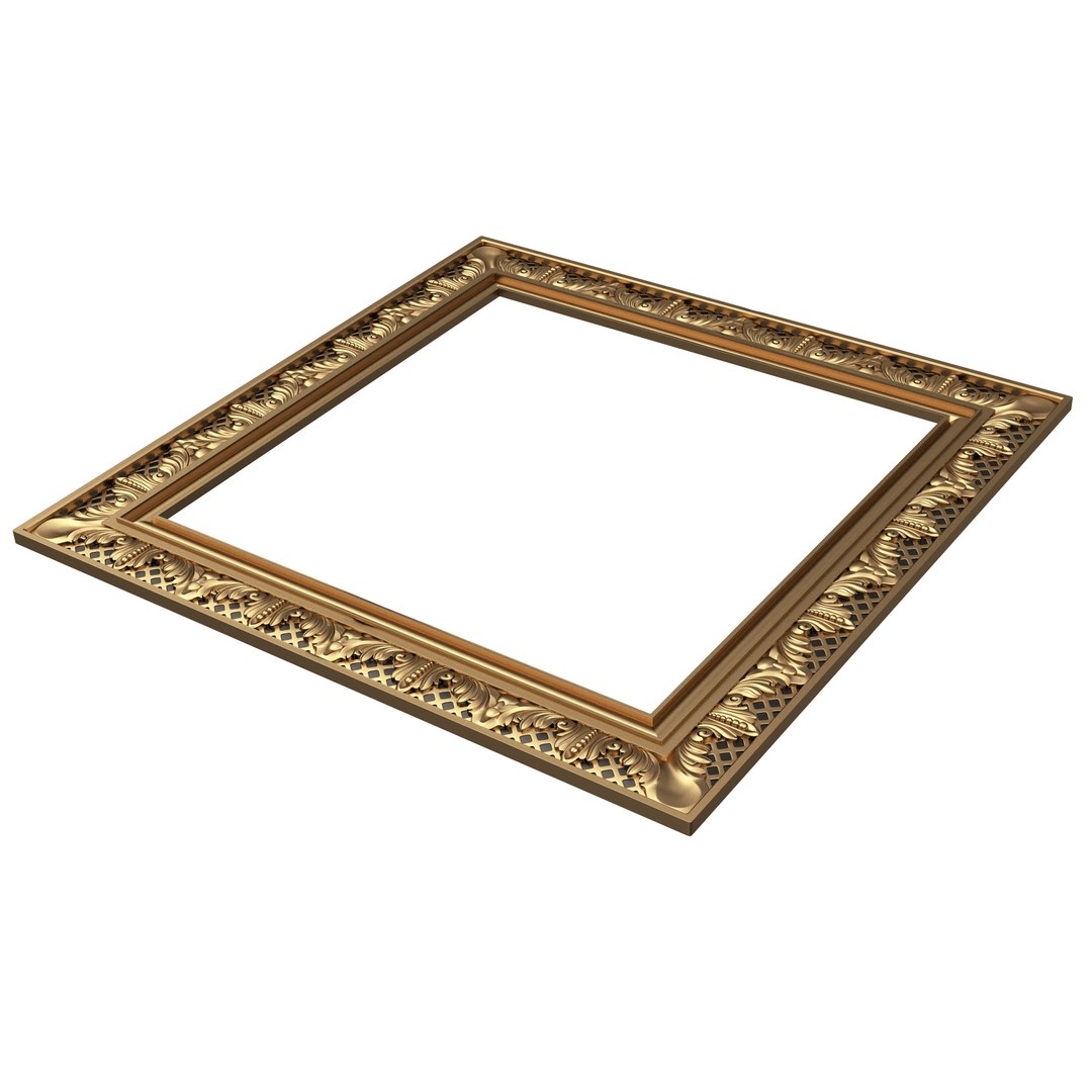 Classic Frame And Mirror 065 Model - TurboSquid 2143244