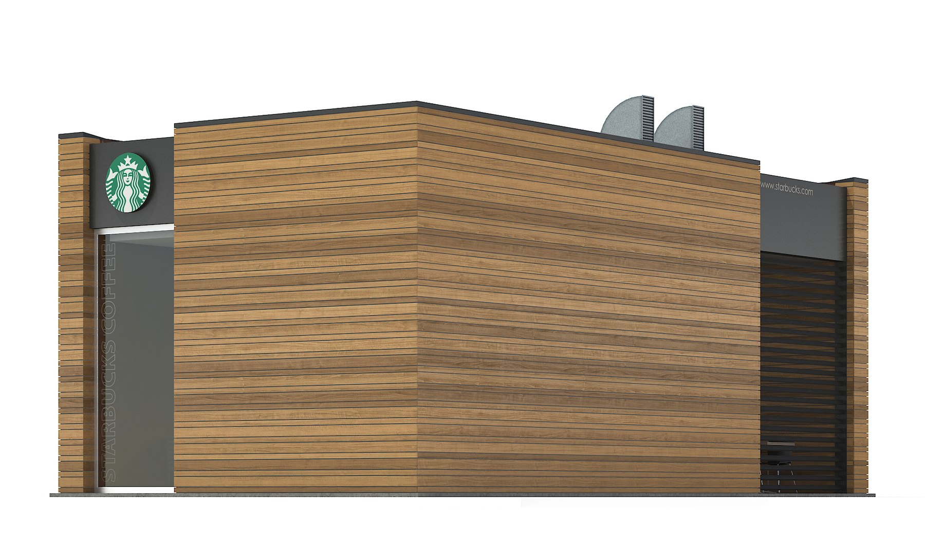 3D Model Starbucks Coffee Shop - TurboSquid 1378277