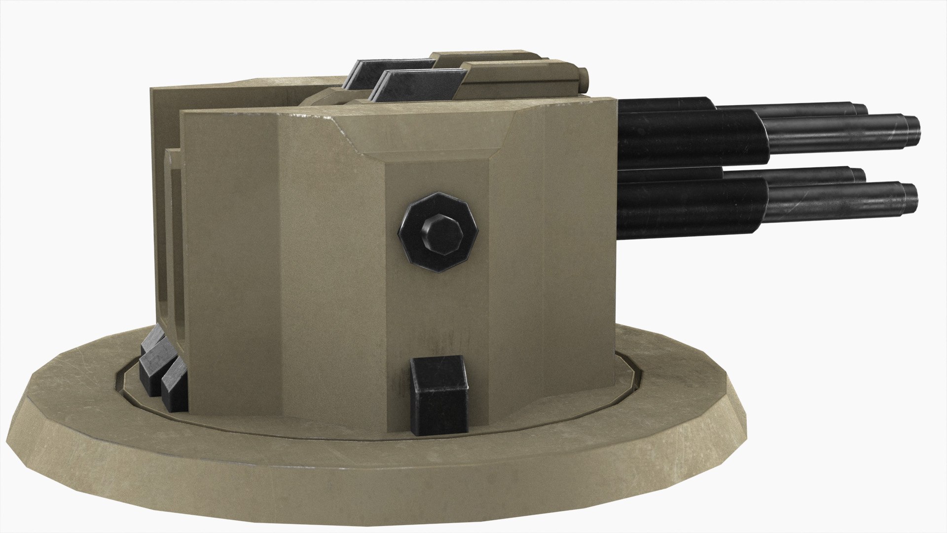 Free 3D Sci Fi Turret Aa - TurboSquid 1469622