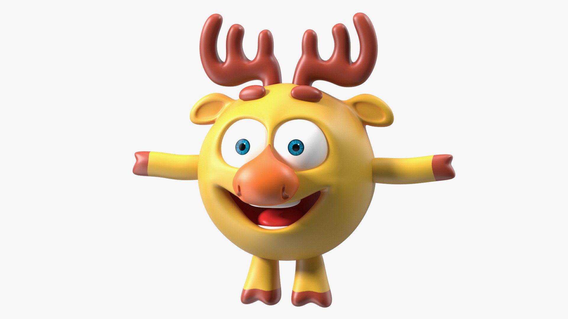 3D Kikoriki Dokko Character T-pose Model - TurboSquid 2121990