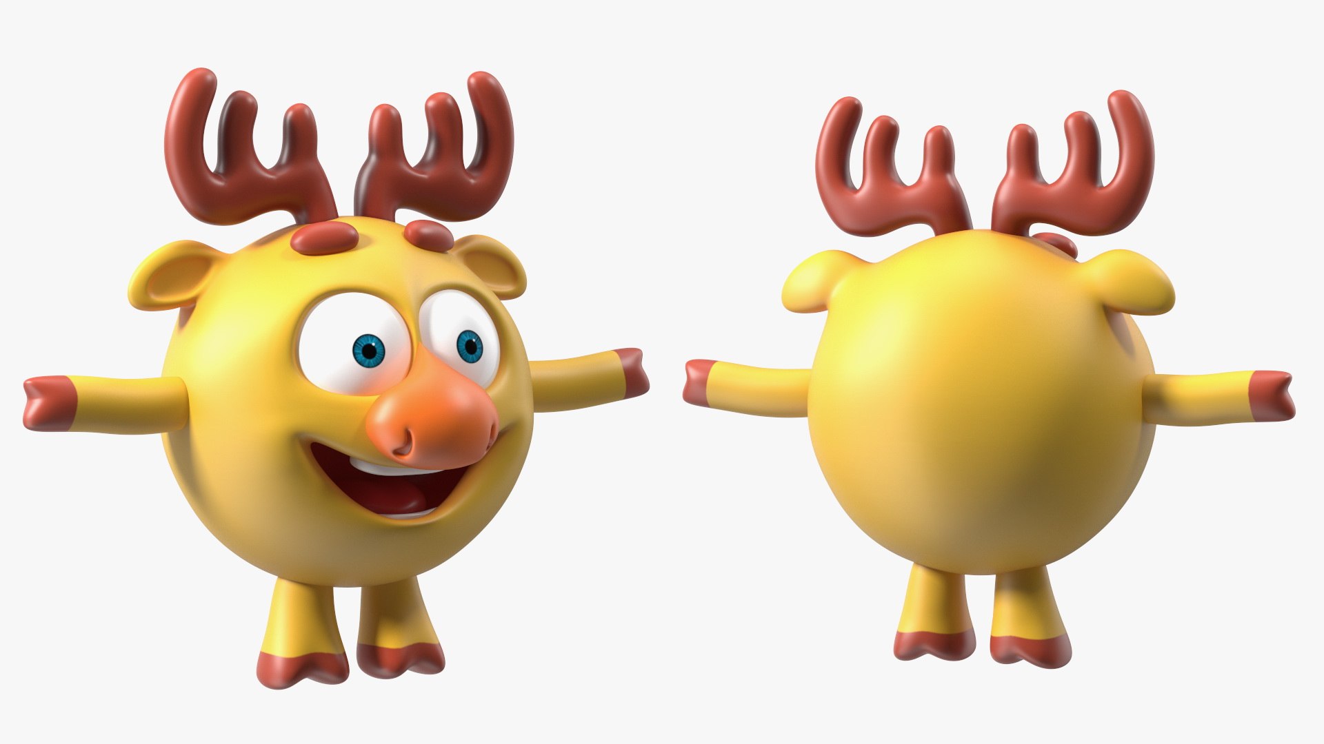 3D Kikoriki Dokko Character T-pose Model - TurboSquid 2121990