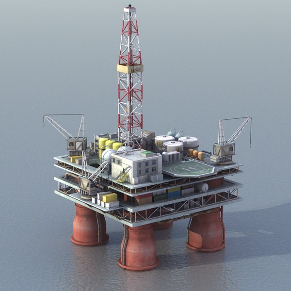 max offshore oil drilling platform
