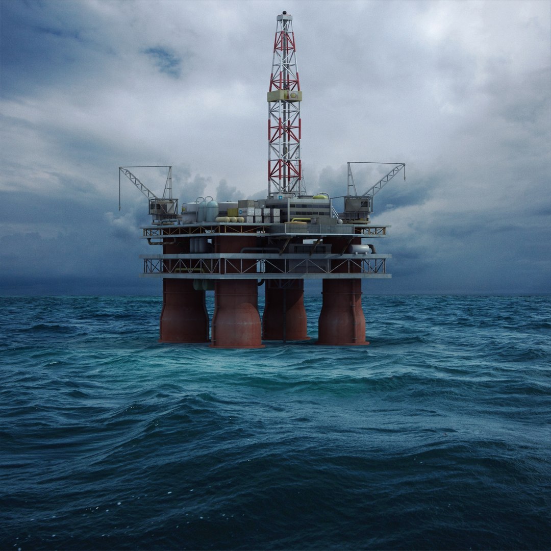 Max Offshore Oil Drilling Platform