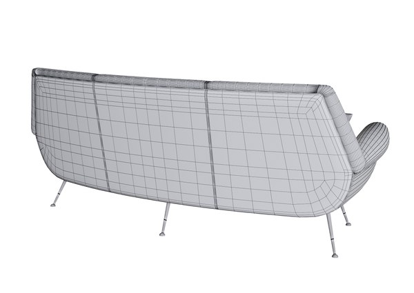 Minotti albert angled sofa model - TurboSquid 1411798