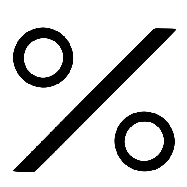 3d model percent sign