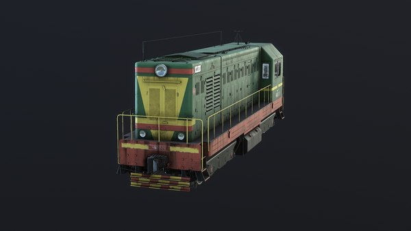 3D soviet diesel locomotive chme2 - TurboSquid 1297285