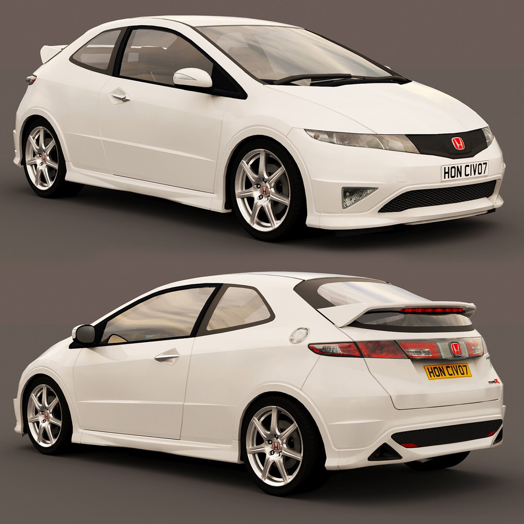 Honda Civic Type R 2007 3D - TurboSquid 2041634