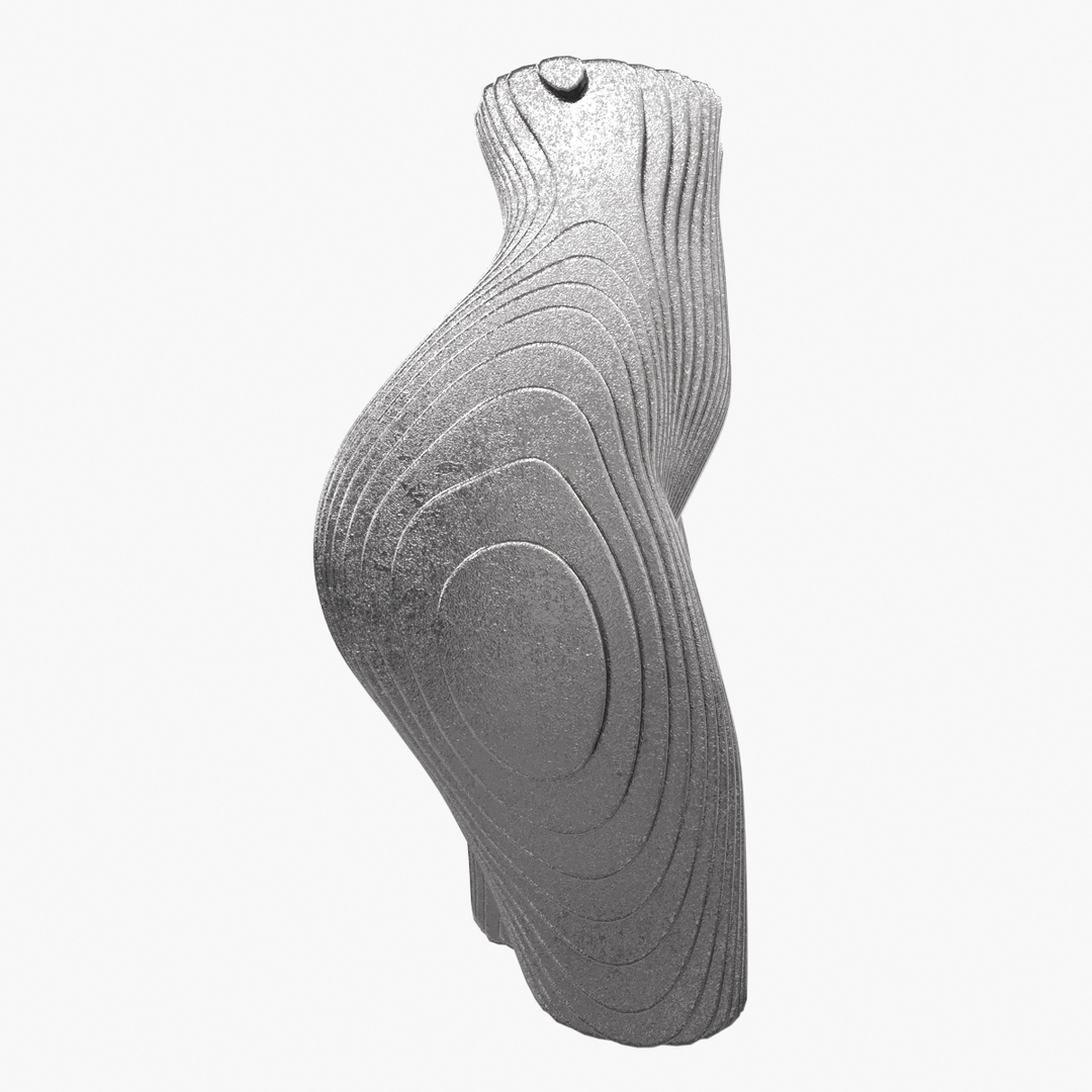 Figurine Shape Body Metal Plates Model - TurboSquid 1385896