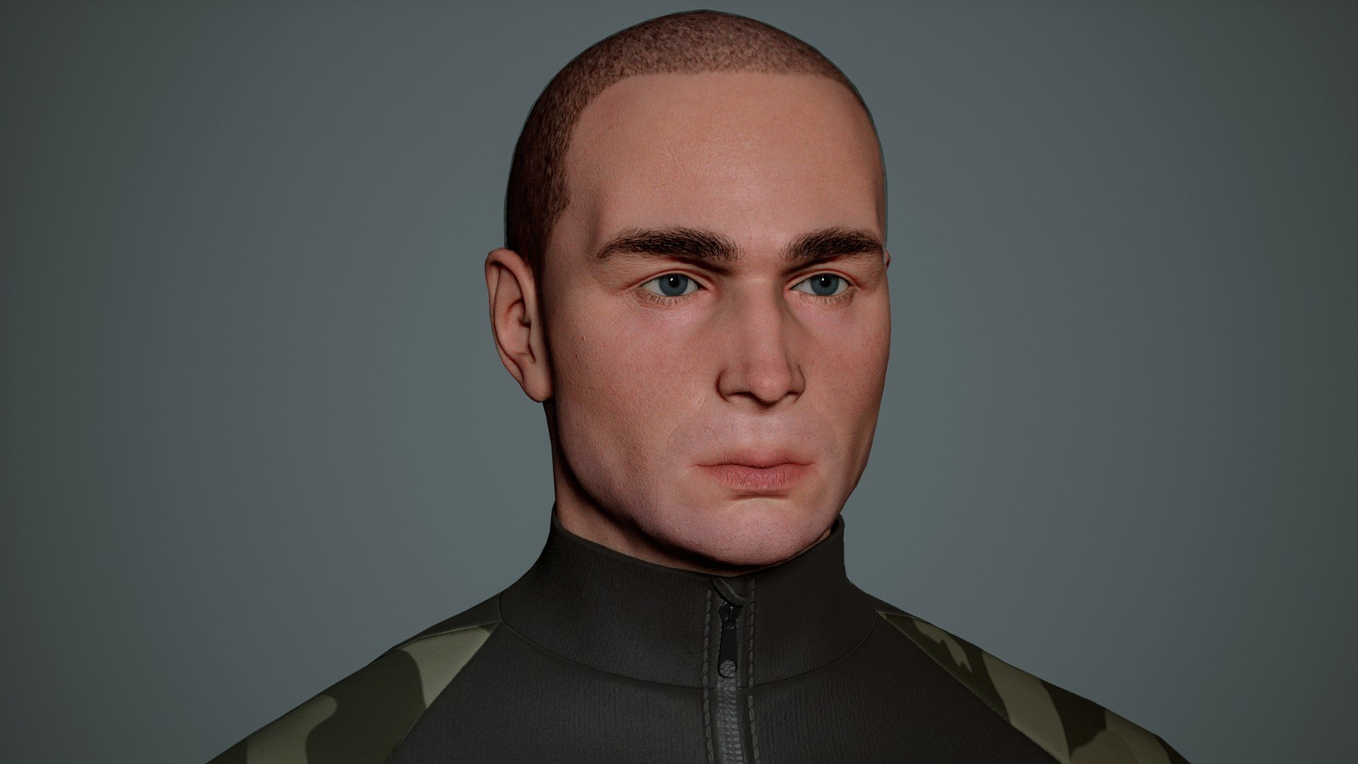 Man Military Style Model - TurboSquid 2134119