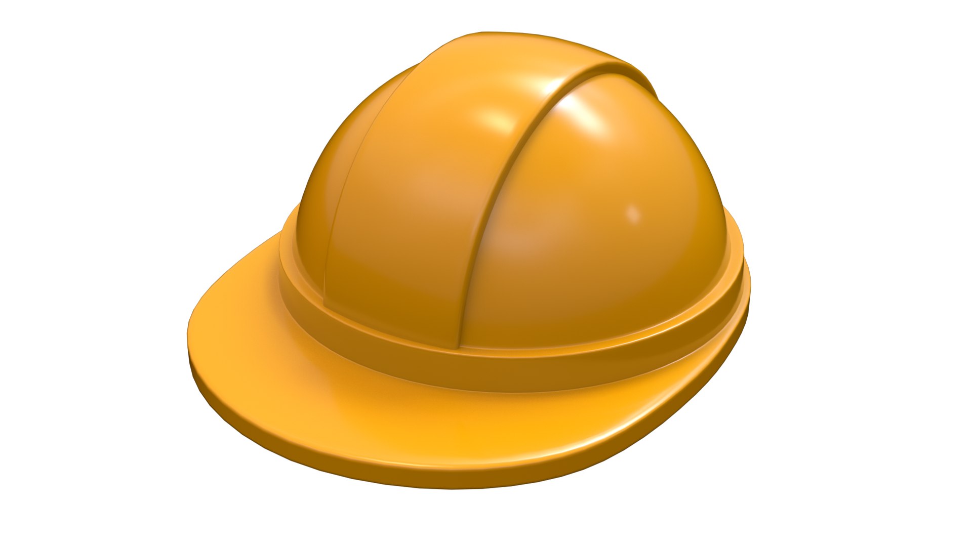 Cartoon Safety Helmet Model - TurboSquid 1950162