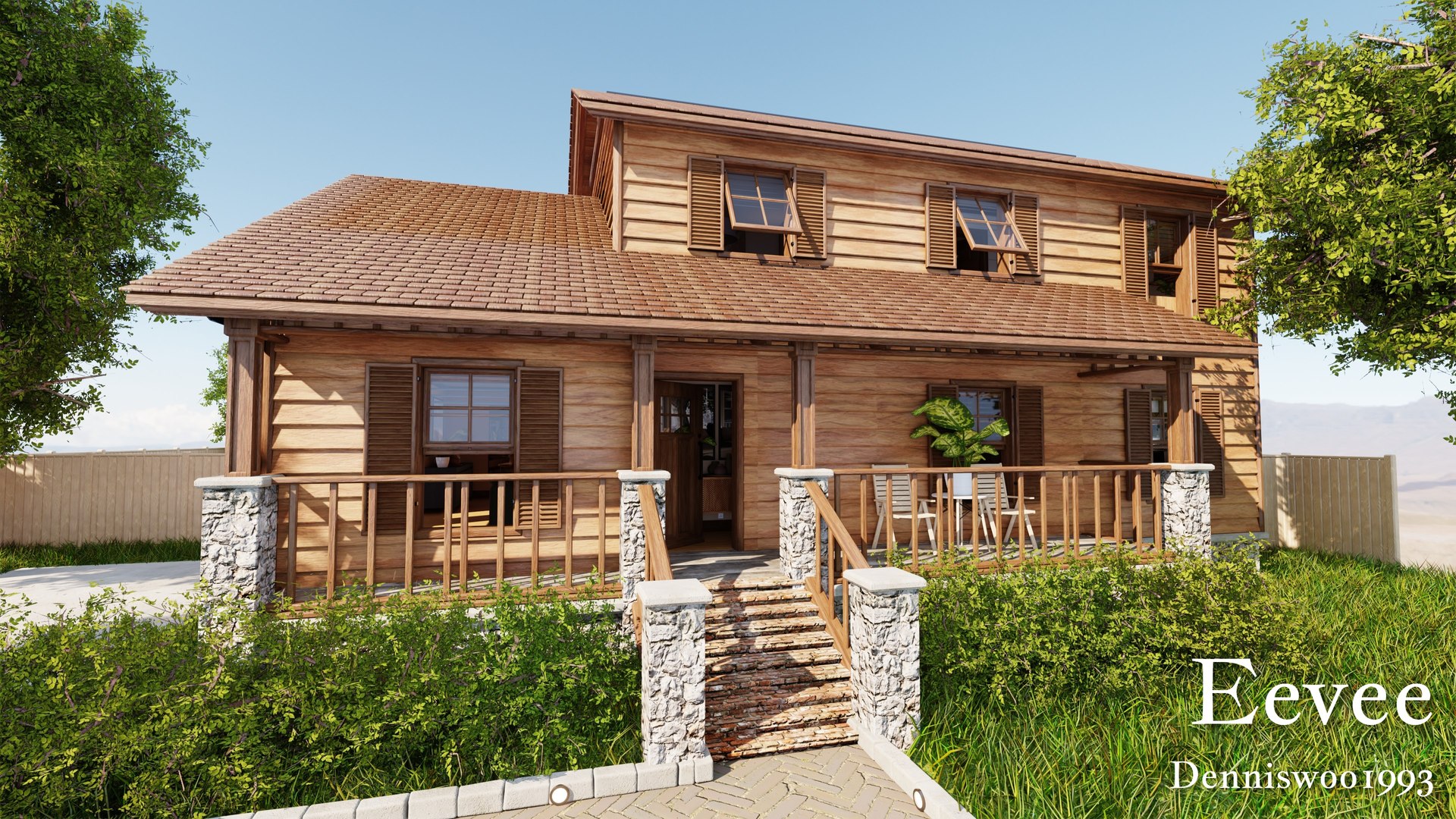 3D Modular Classic Style American House 8 - TurboSquid 2121314