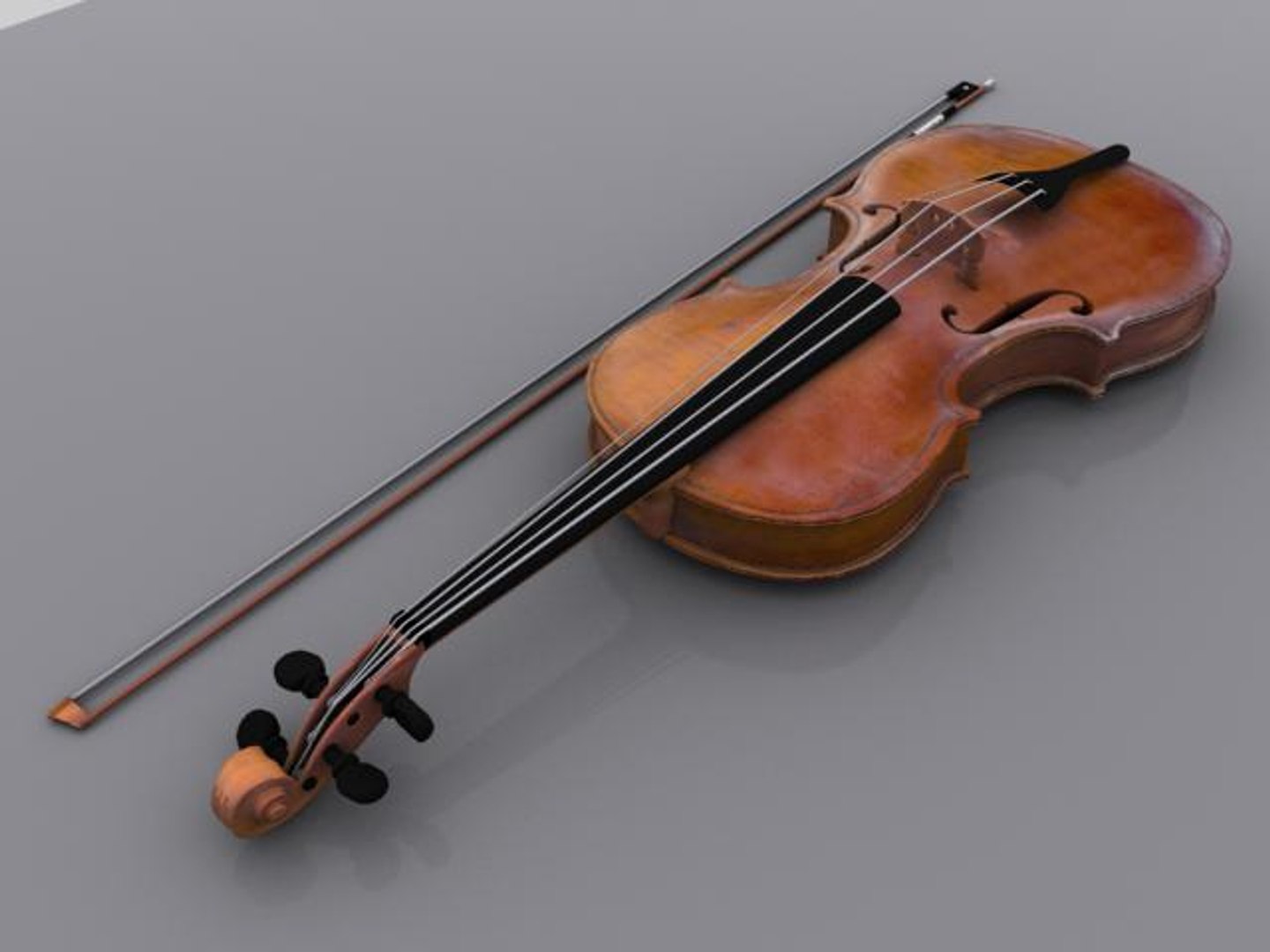 violin string 3d model