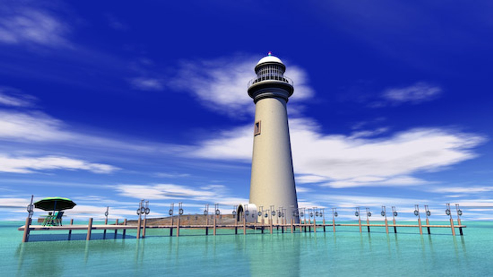 c4d lighthouse docks table