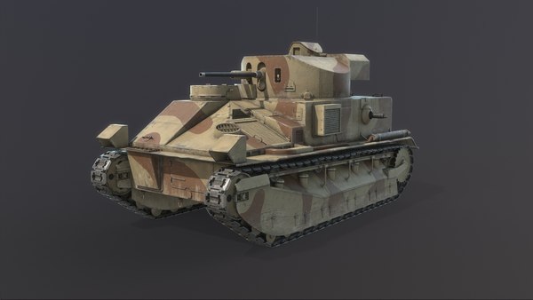 3D Inter-war Period Tanks Set model - TurboSquid 1759620