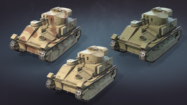 3D Inter-war Period Tanks Set model - TurboSquid 1759620