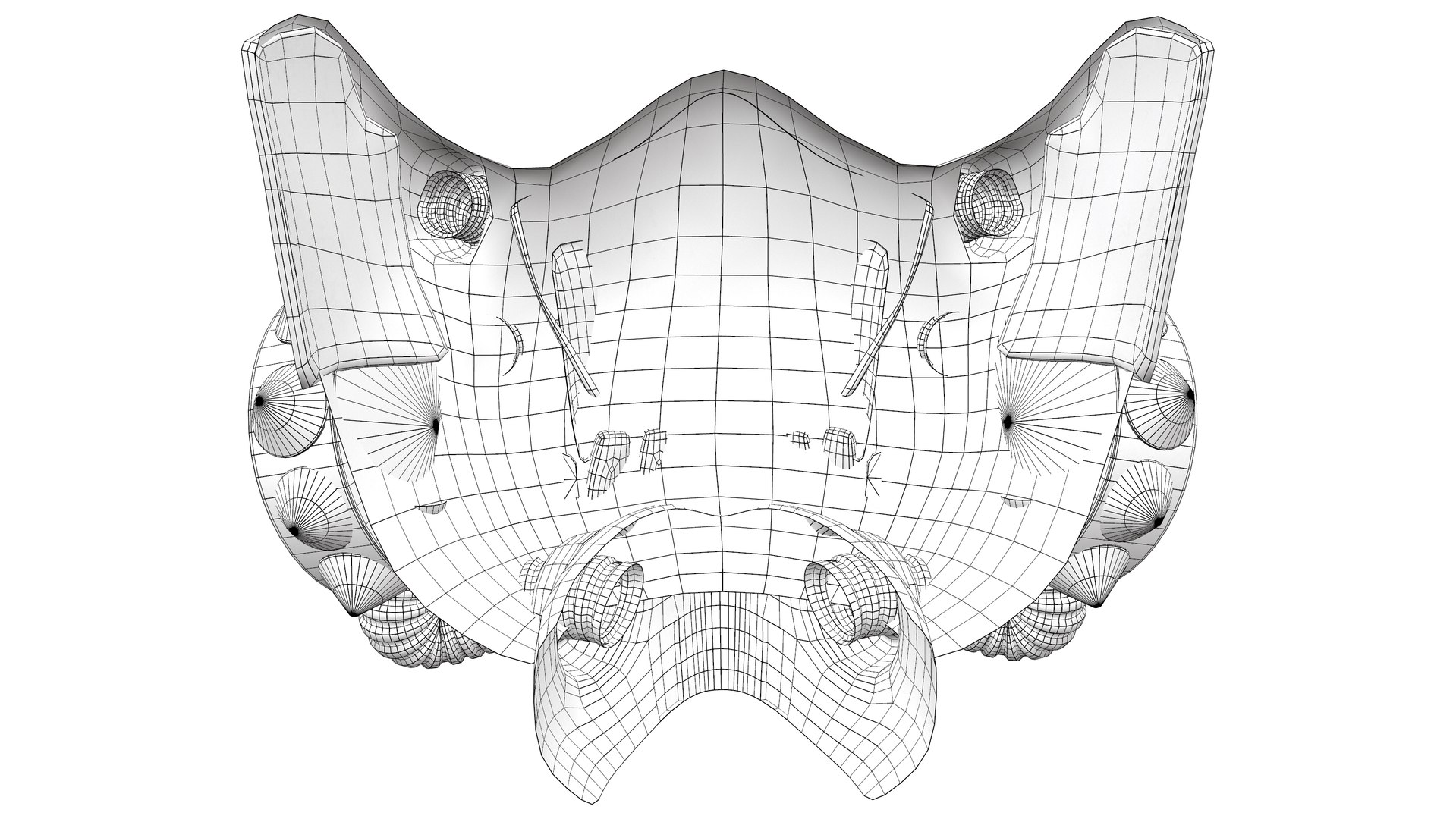Doomsday Post Apocalyptic Face Mask Model - TurboSquid 1992337