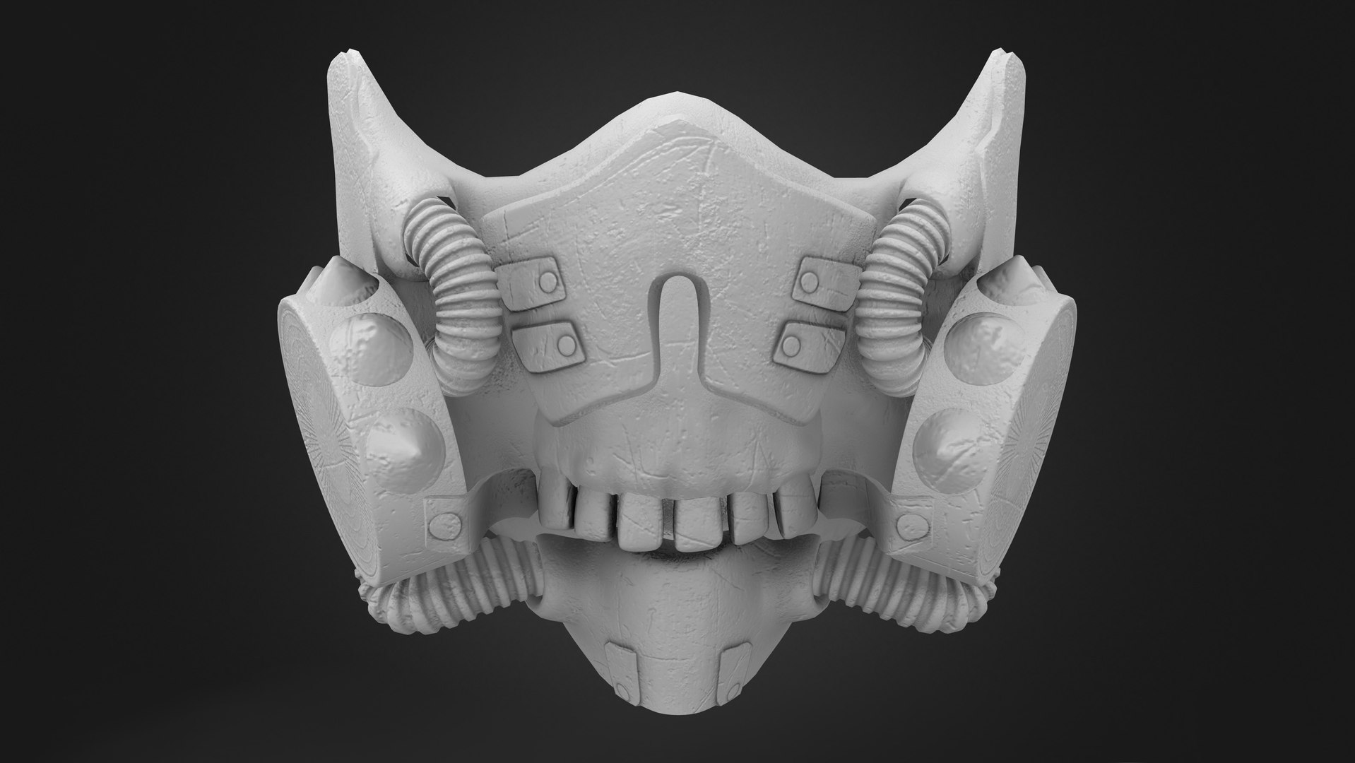 Doomsday Post Apocalyptic Face Mask Model - TurboSquid 1992337