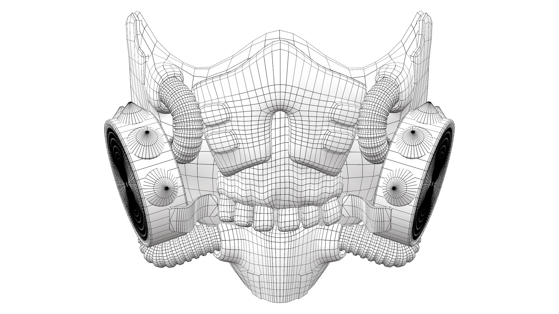 Doomsday Post Apocalyptic Face Mask Model - TurboSquid 1992337