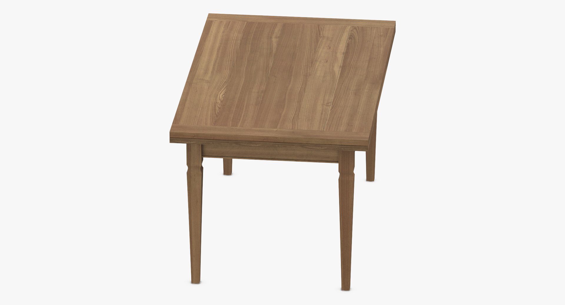 Transitional Dining Table Closed Model - TurboSquid 1251362