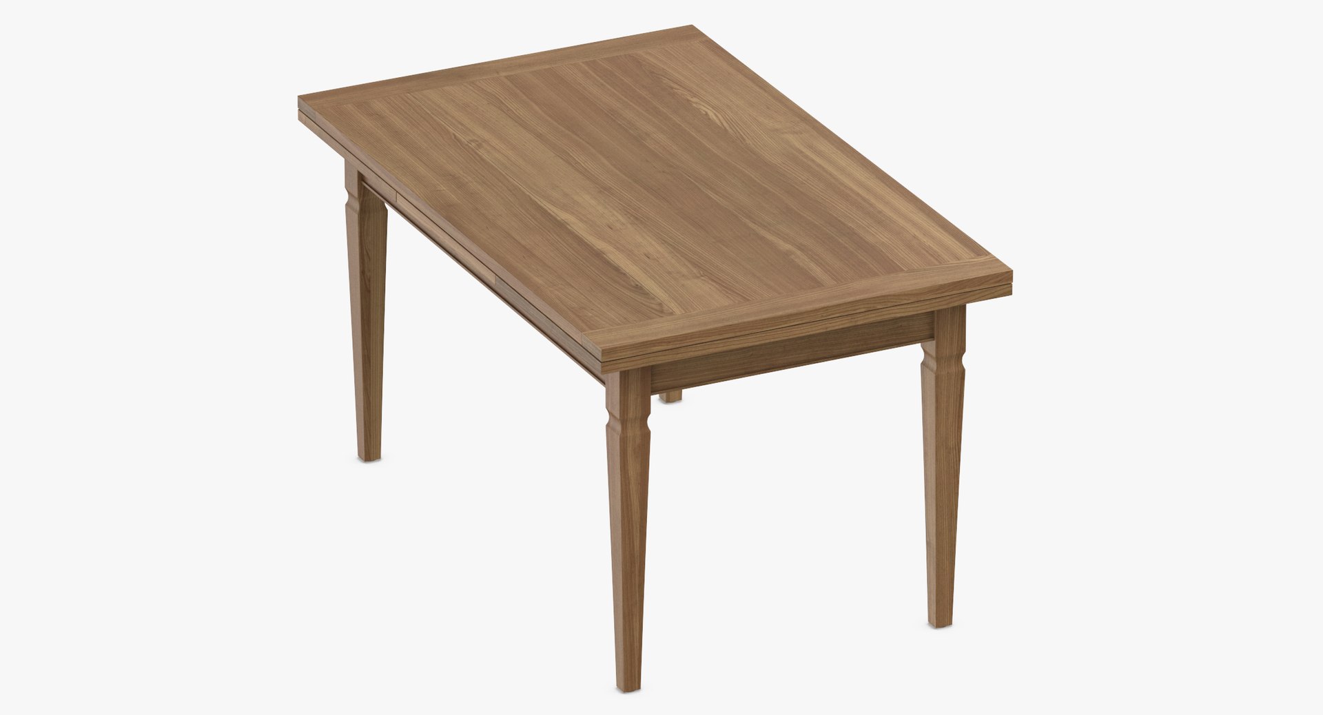 Transitional Dining Table Closed Model - TurboSquid 1251362