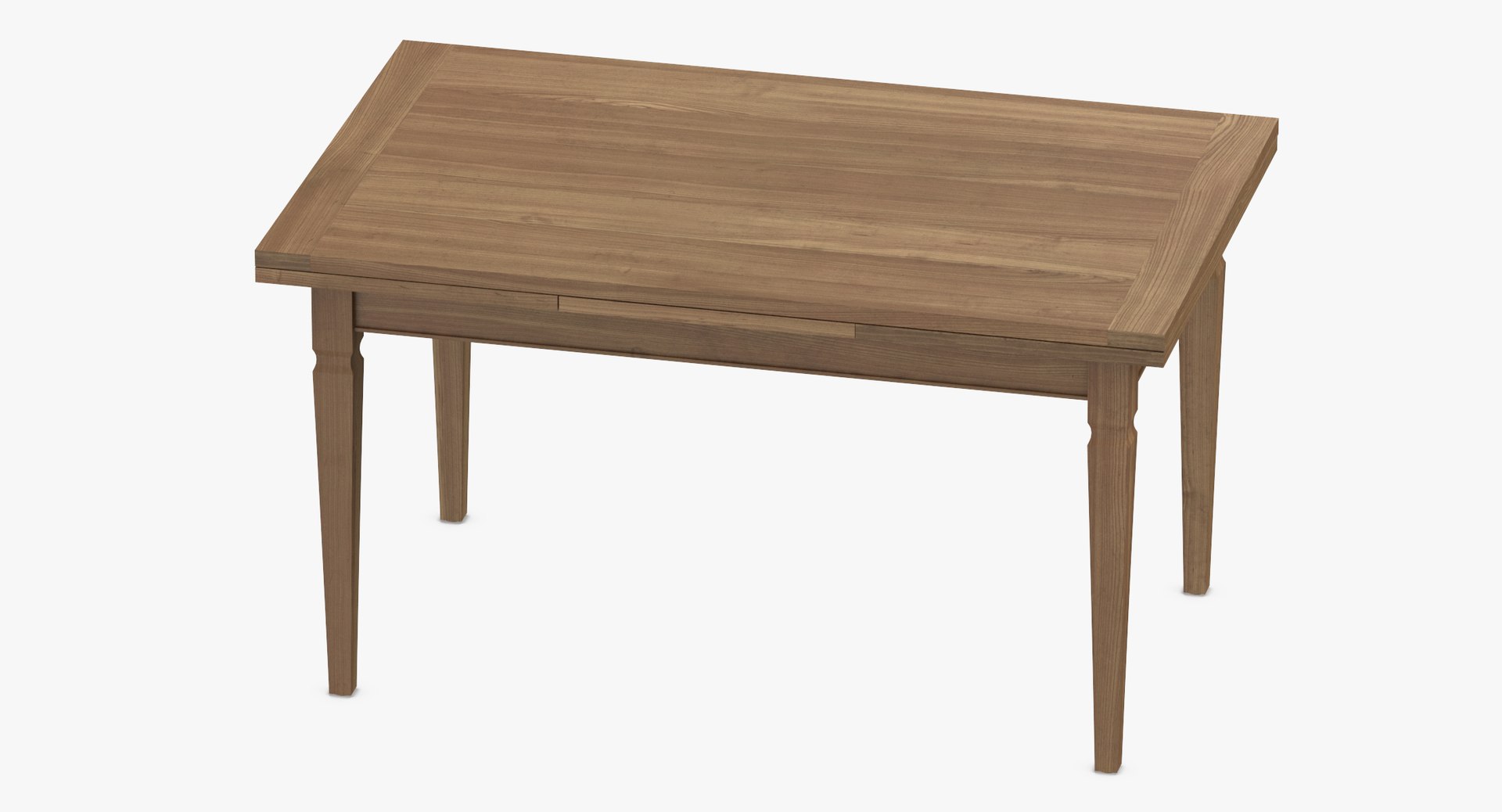 Transitional Dining Table Closed Model - TurboSquid 1251362