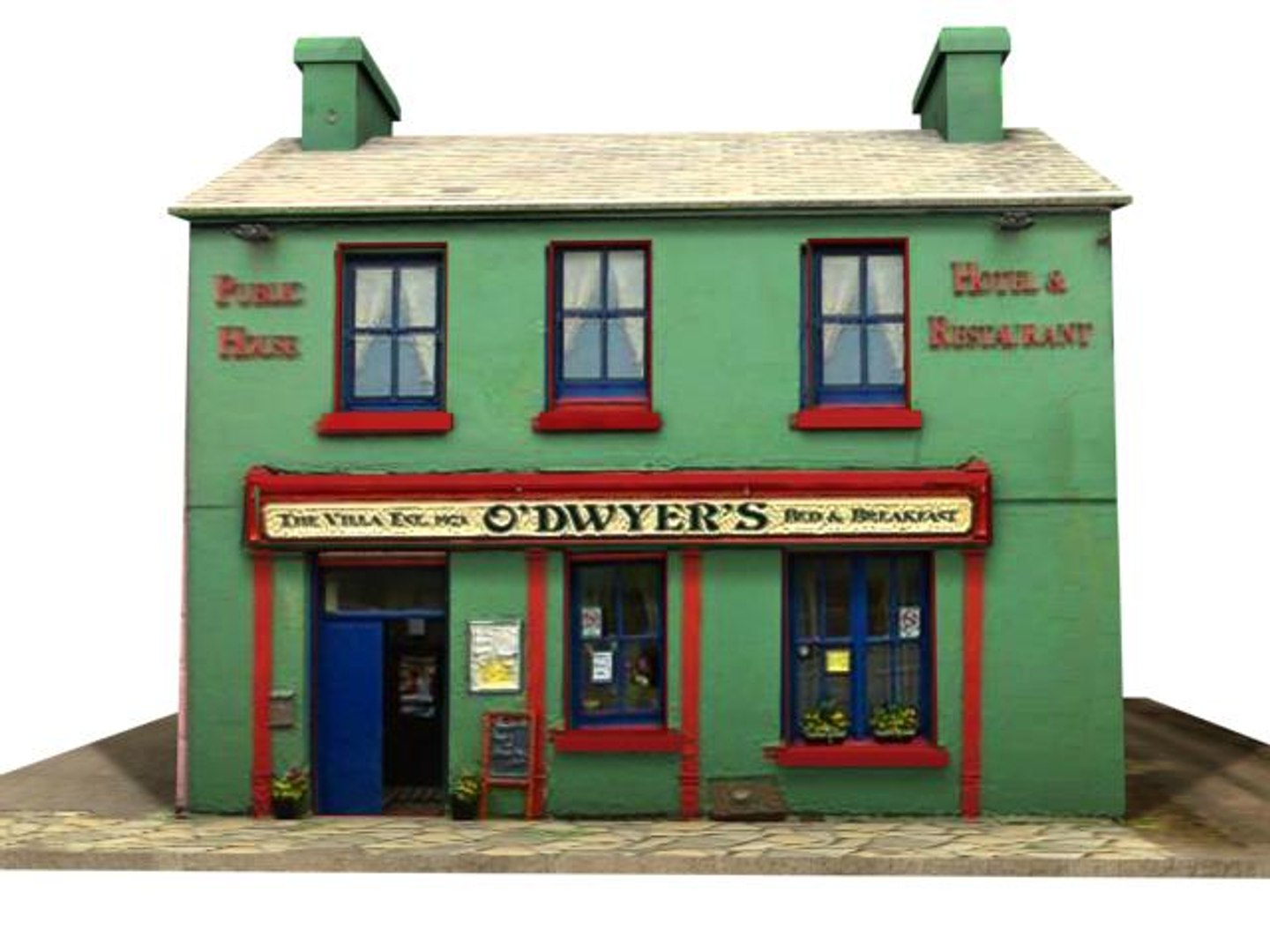 3d Irish Pub Model