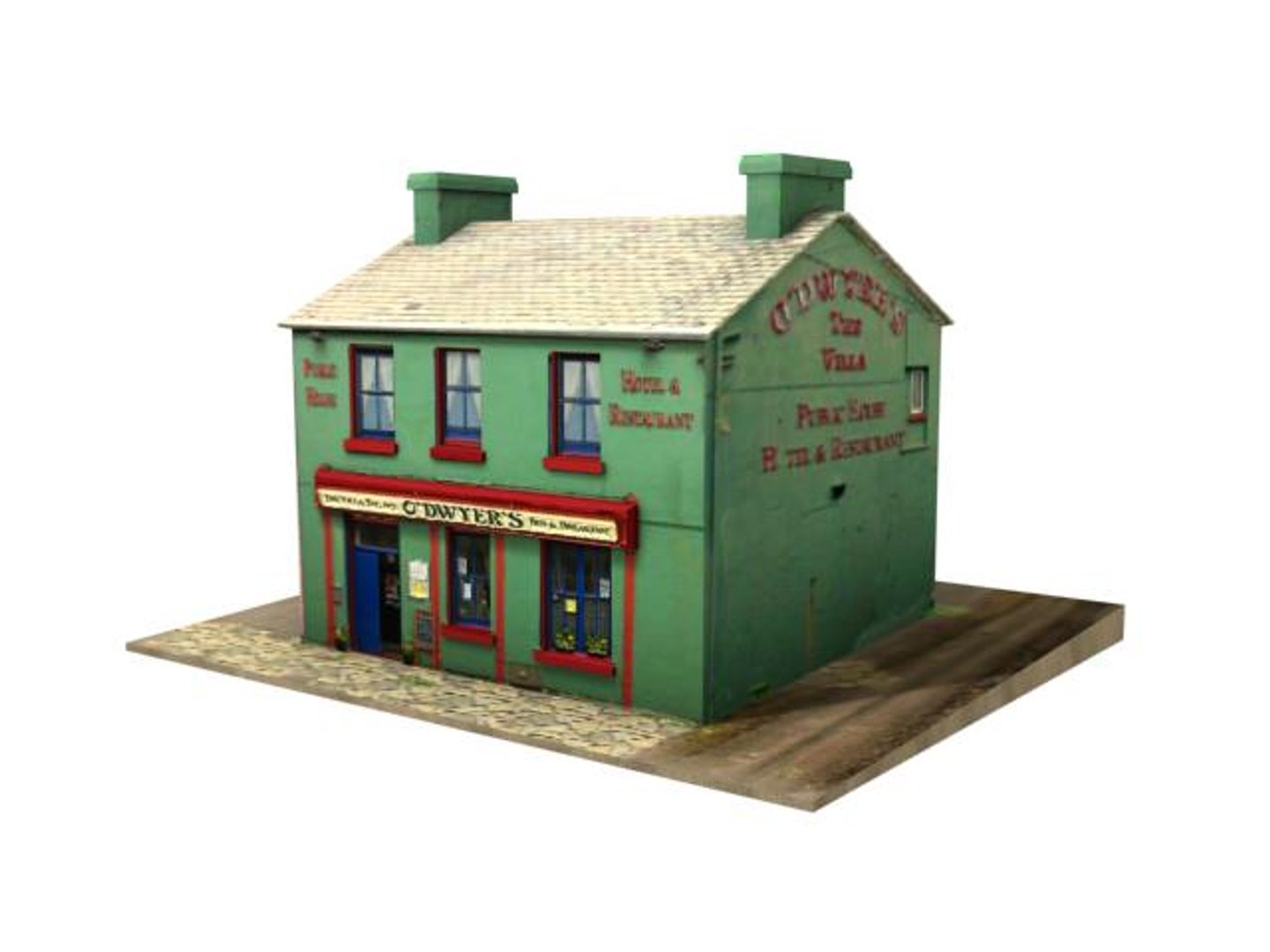 3d Irish Pub Model
