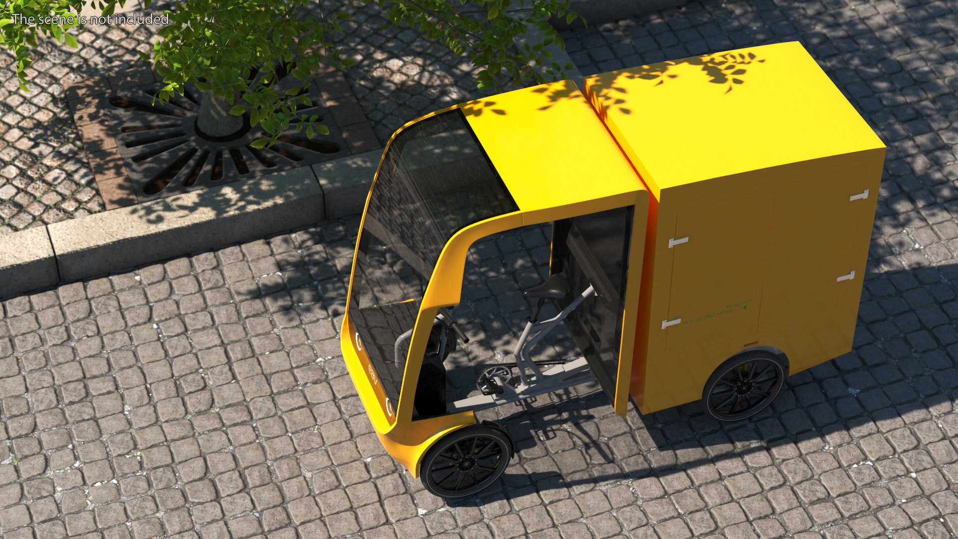 DHL Electric Cargo Bike EAV 3D Model - TurboSquid 2191635