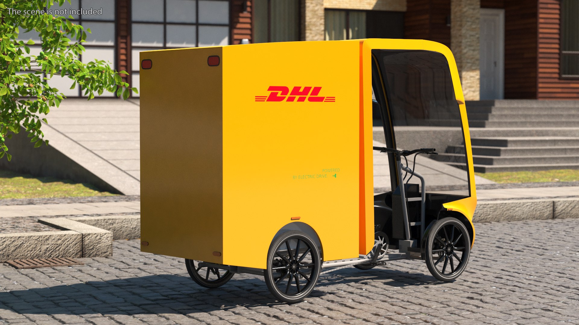 DHL Electric Cargo Bike EAV 3D Model - TurboSquid 2191635