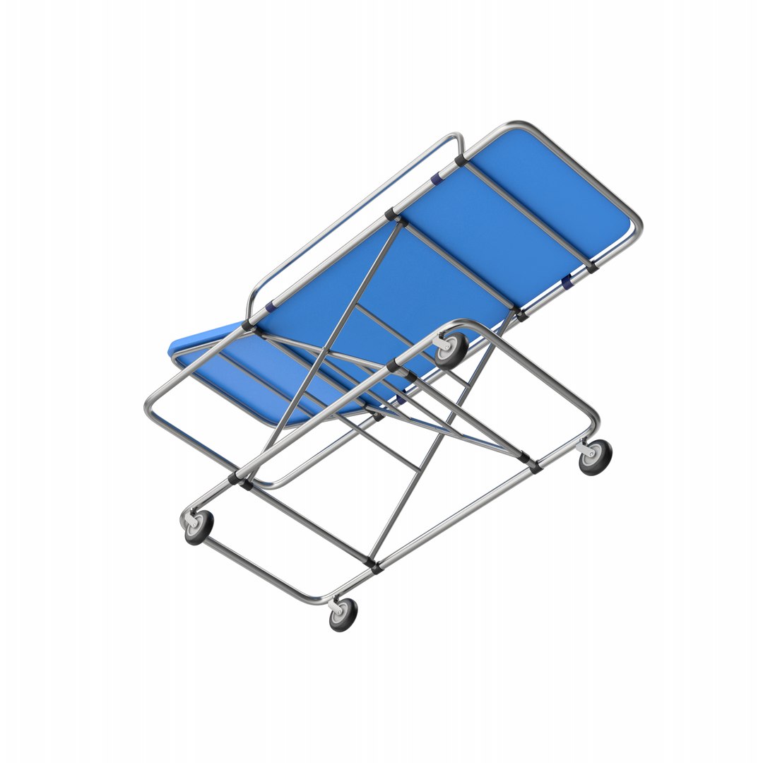 3D Model Blue Stretcher - TurboSquid 2407836