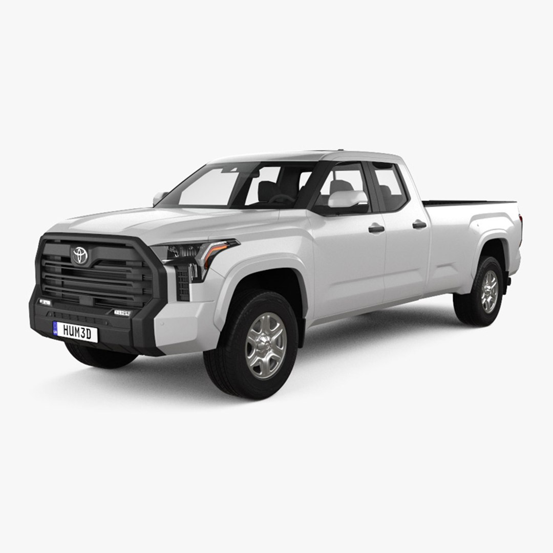 modelo 3d Toyota Tundra Double Cab Long Bed SR 2022 - TurboSquid 1978140