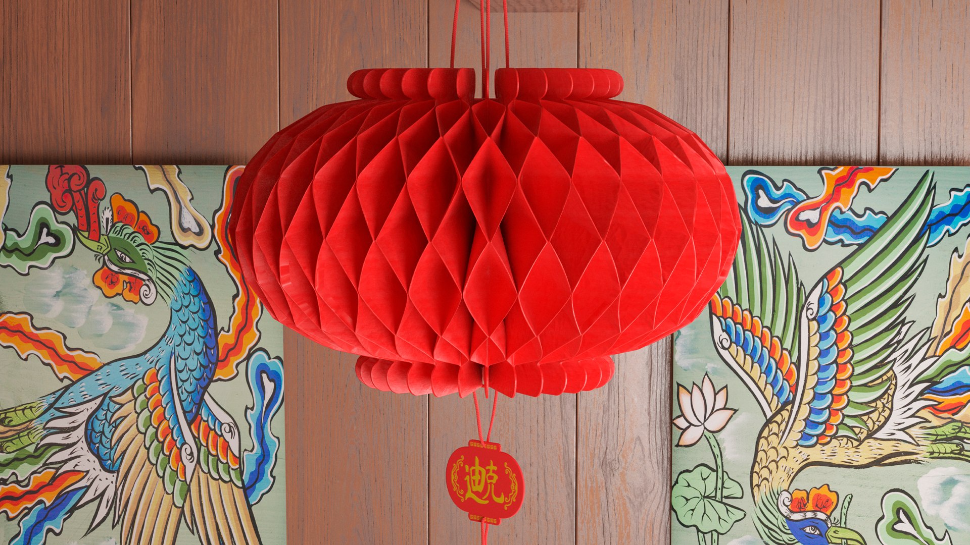 3D Model Paper Chinese Lantern - TurboSquid 2100712