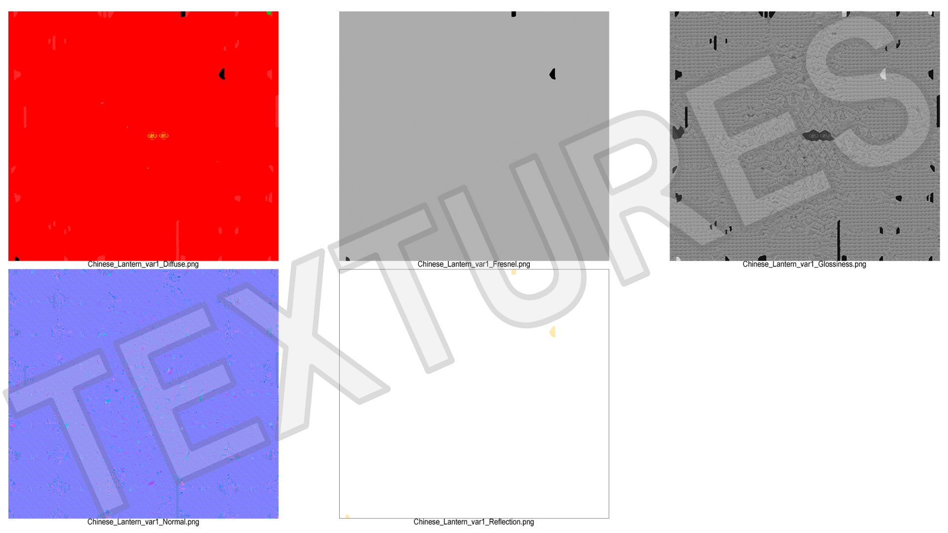 3D Model Paper Chinese Lantern - TurboSquid 2100712