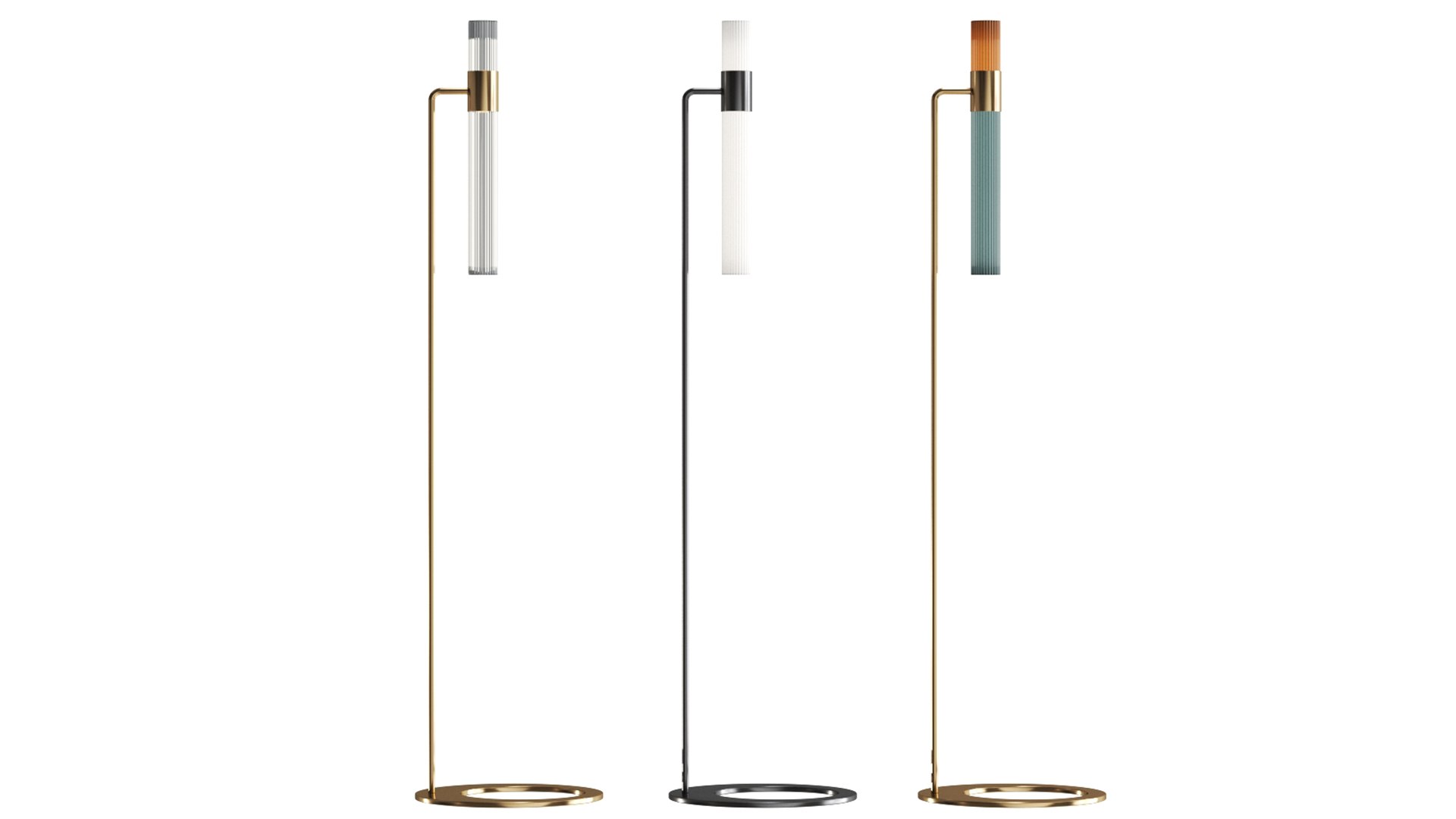3D SBARLUSC SF01 Floor Lamp By LUCE TU Model - TurboSquid 2126835