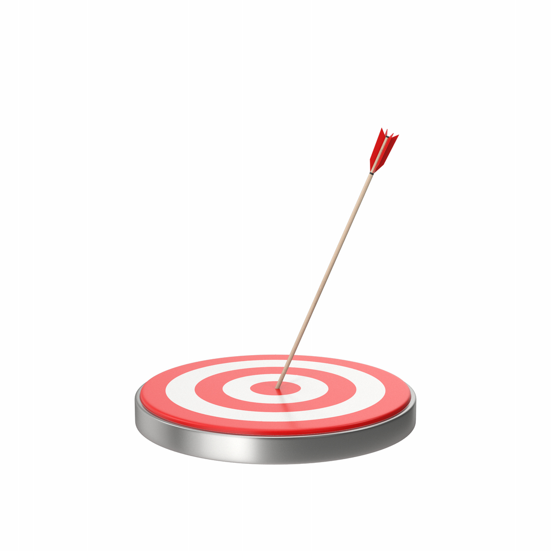 3D Arrow Hitting Target - TurboSquid 2291382