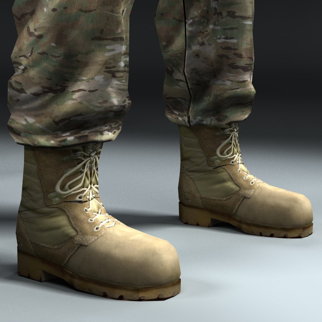 Army Soldier 3d Model