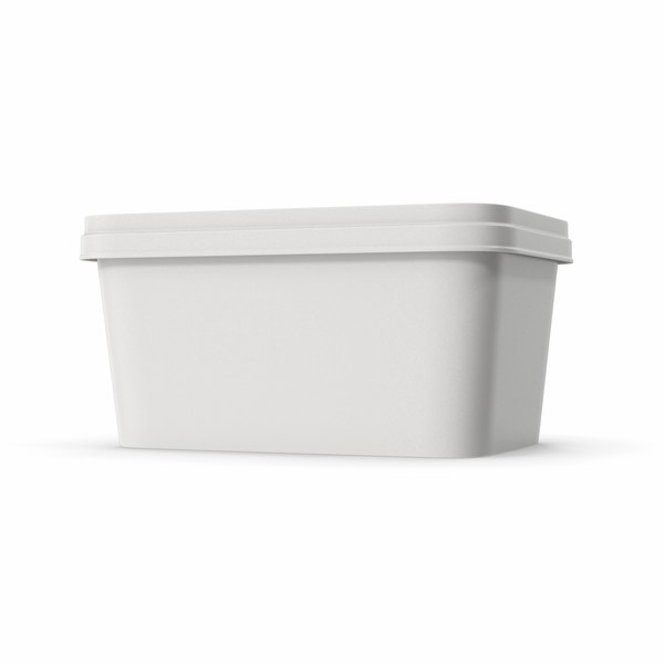 3D White Food Container model - TurboSquid 1998433